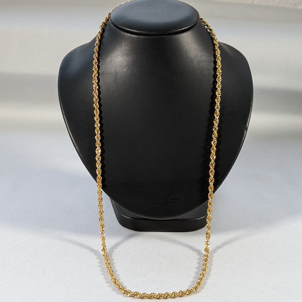 9ct Yellow Gold French Rope Chain - Own4Less